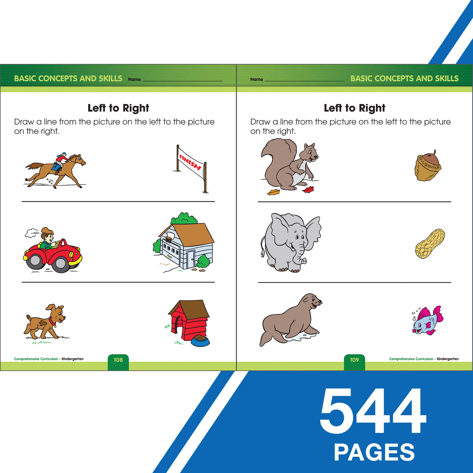 Grade K Comprehensive Curriculum of Basic Skills Workbook eBook (PDF)