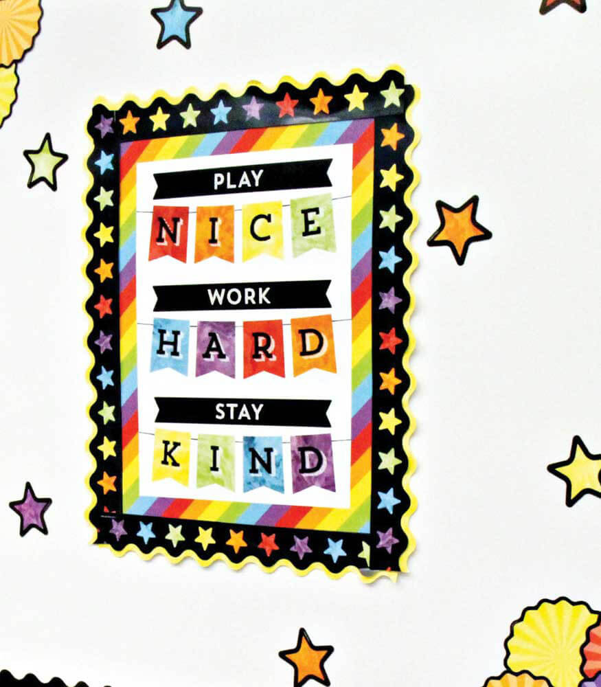 Play Nice Work Hard Stay Kind Chart