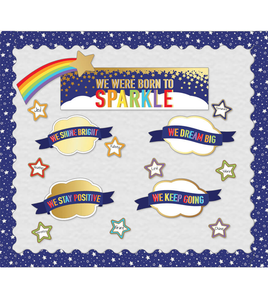 We Were Born to Sparkle Mini Bulletin Board Set