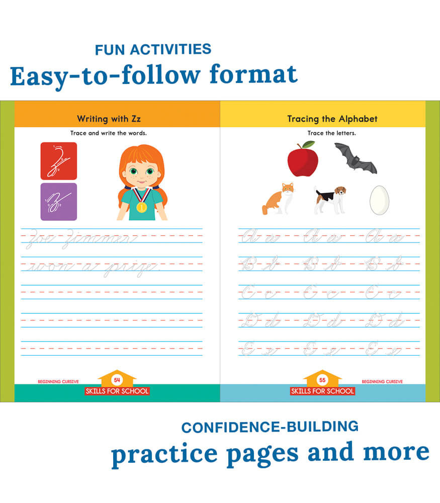 Grade 2-3 Beginning Cursive Activity Book Paperback