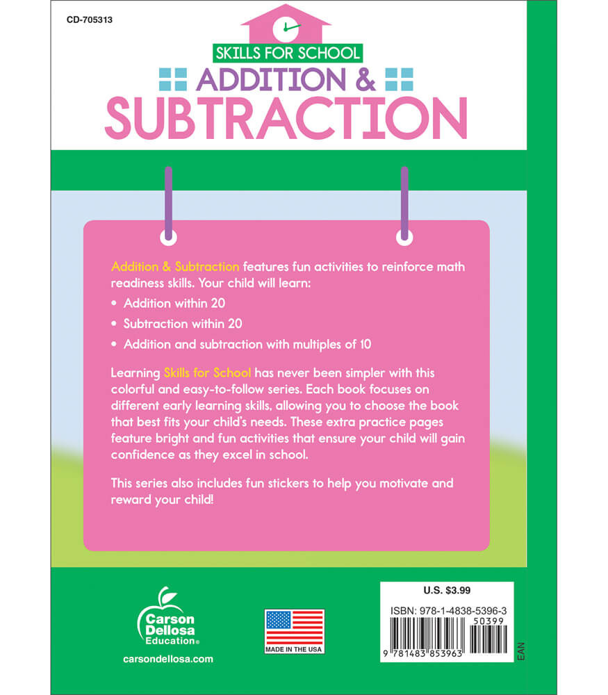 Grade 1 Addition & Subtraction Activity Book eBook