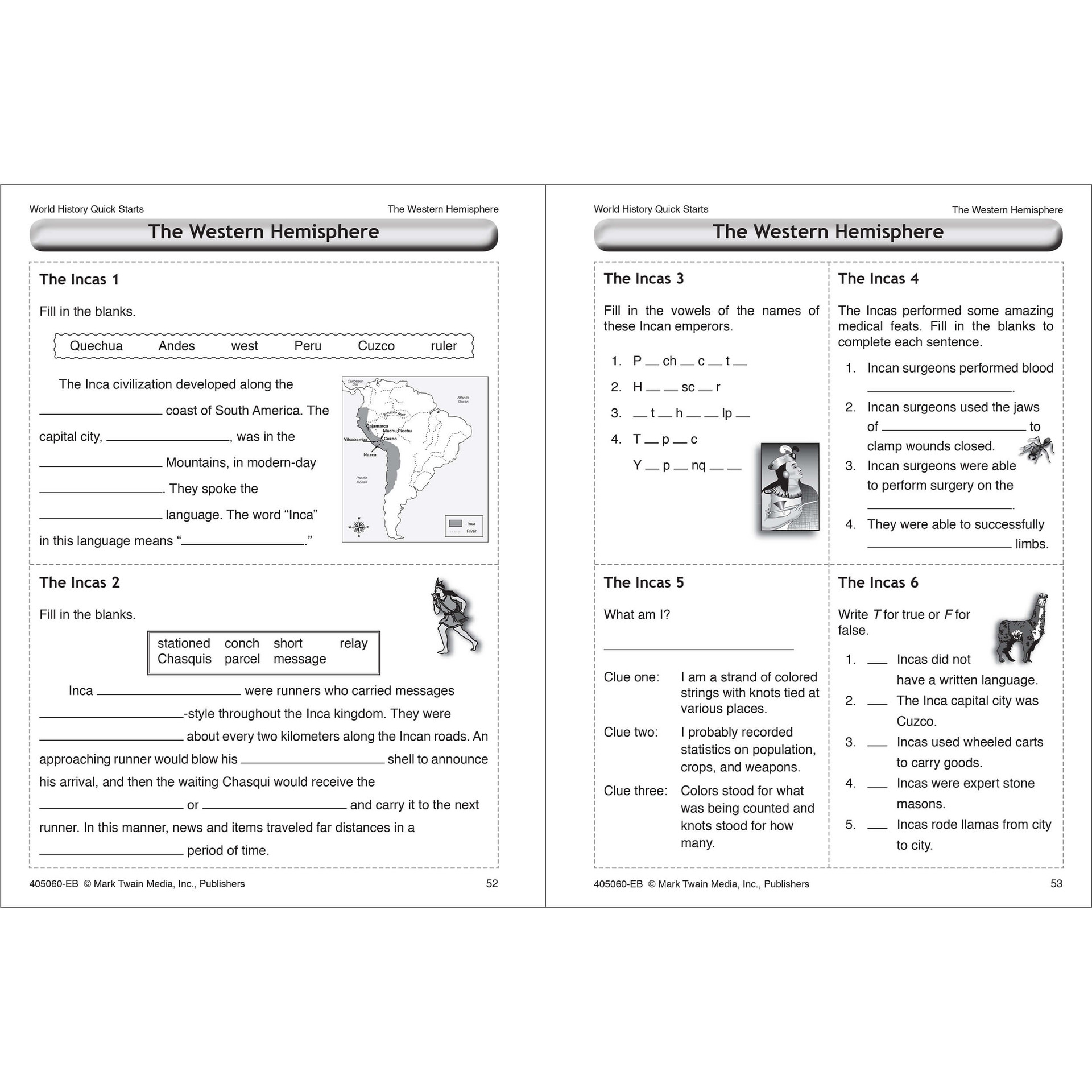 Grade 4-12 World History Quick Starts Workbook Paperback