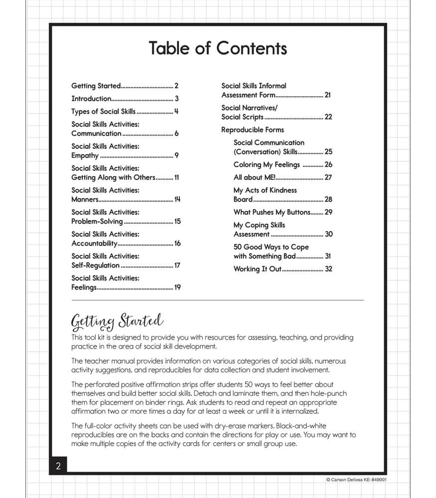 Grade PK-8 Essential Tips & Tools: Social Skills Book Set