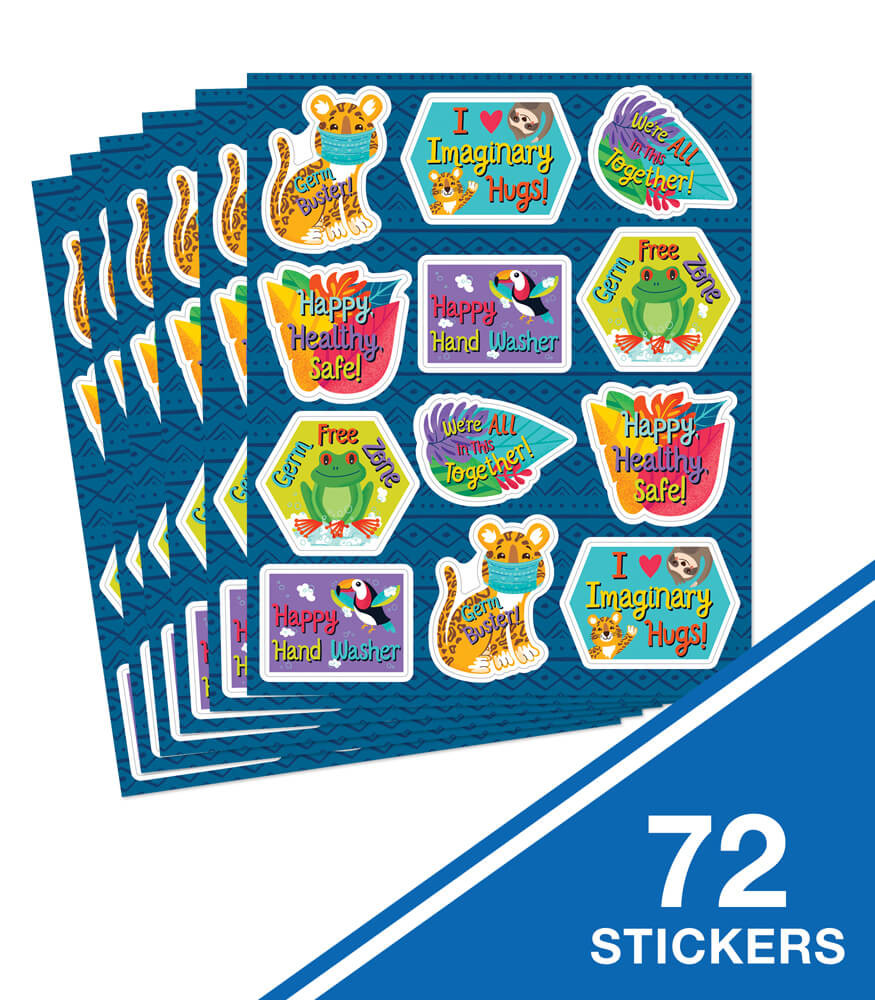 Germ Busters Motivational Stickers