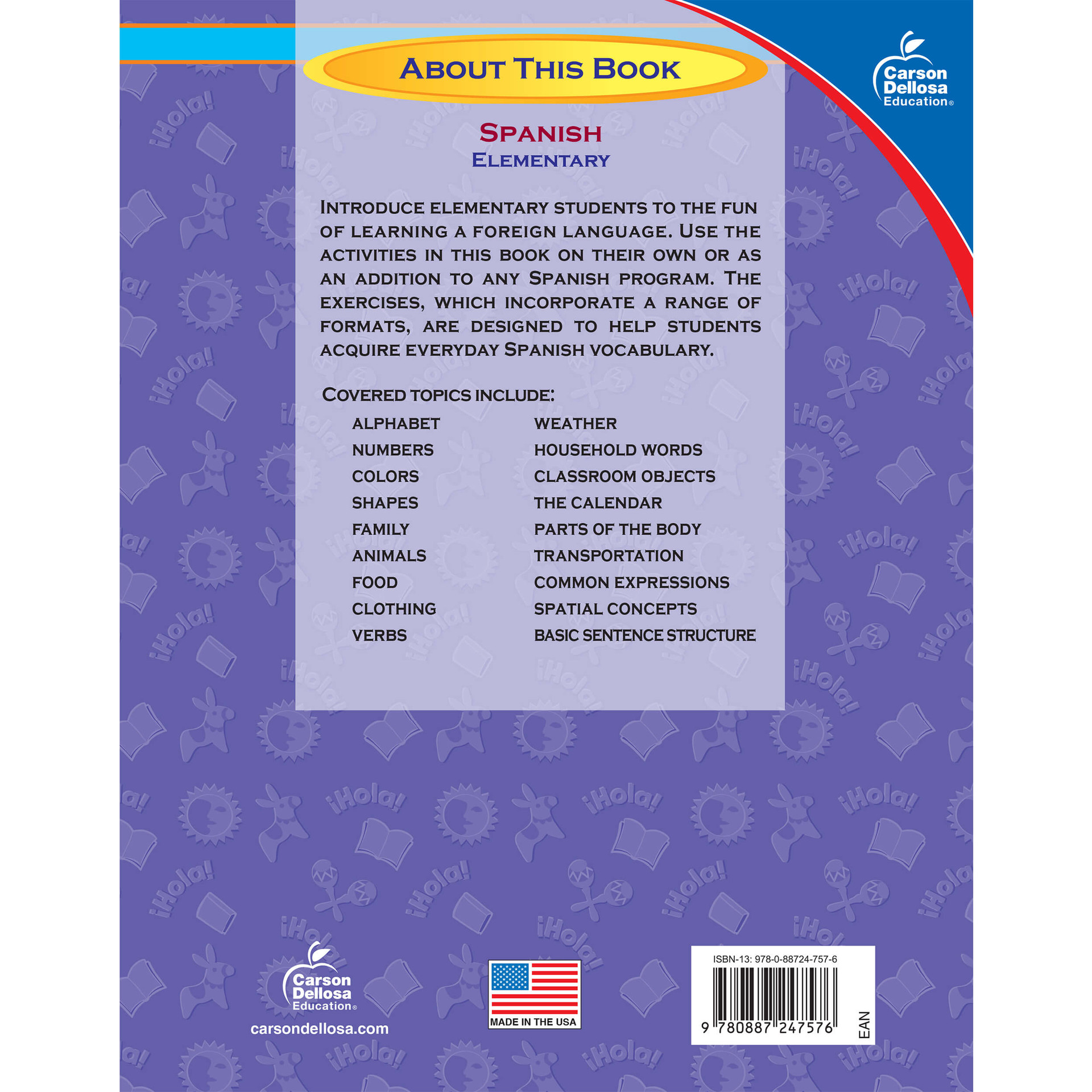 Grade K-5 Skills for Success Spanish Resource Book eBook (PDF)