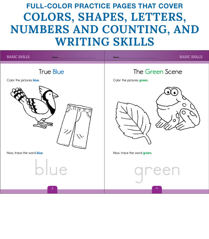 Grade PK-K Complete Book of Preschool Workbook