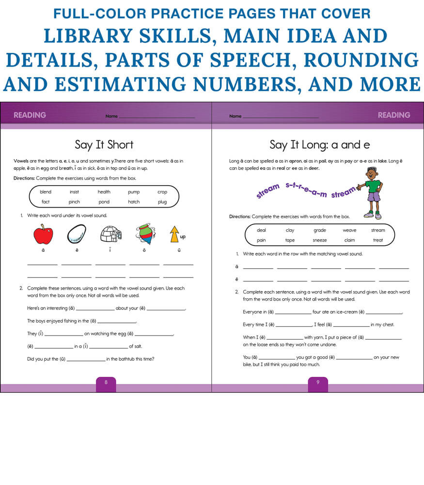 Grade 4 Complete Book of Fourth Grade Workbook