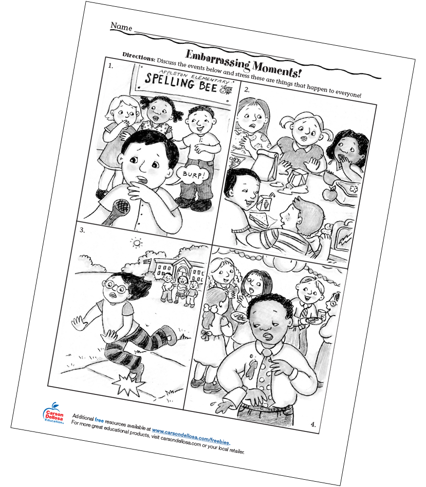 Embarrassing Moments! Free Printable | Carson Dellosa