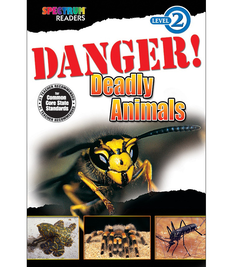DANGER! Deadly Animals Reader Free eBook | Carson Dellosa
