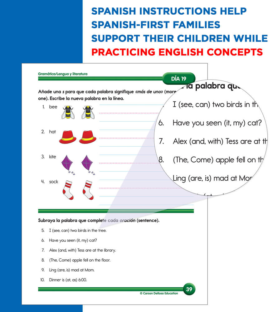Grade K-1 Summer Bridge Activities Spanish K-1 Workbook Paperback