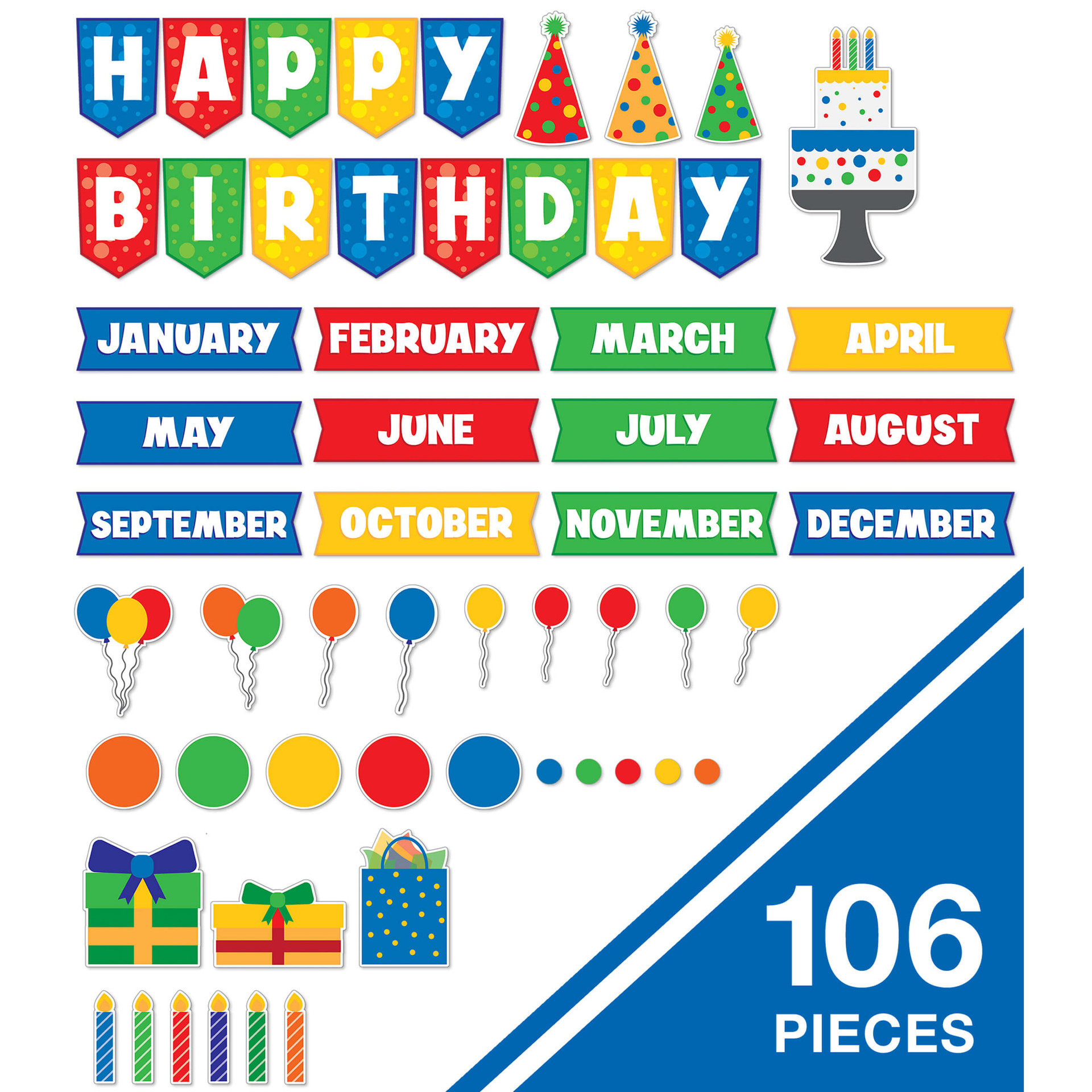Birthday Fun Bulletin Board Set
