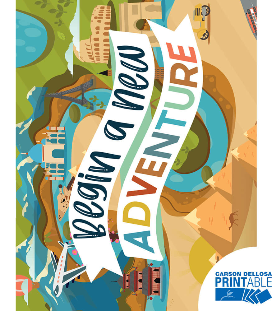 Let's Explore Chart and Printable Poster Set