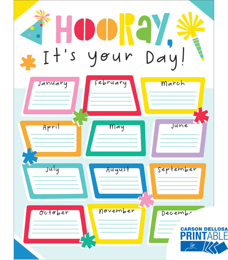 Happy Place Chart and Printable Poster Set