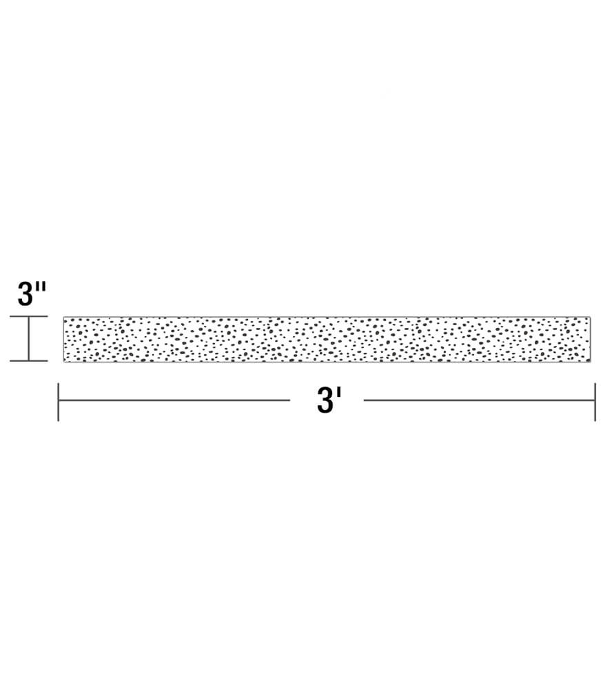 Black Dots Straight Bulletin Board Borders 36'