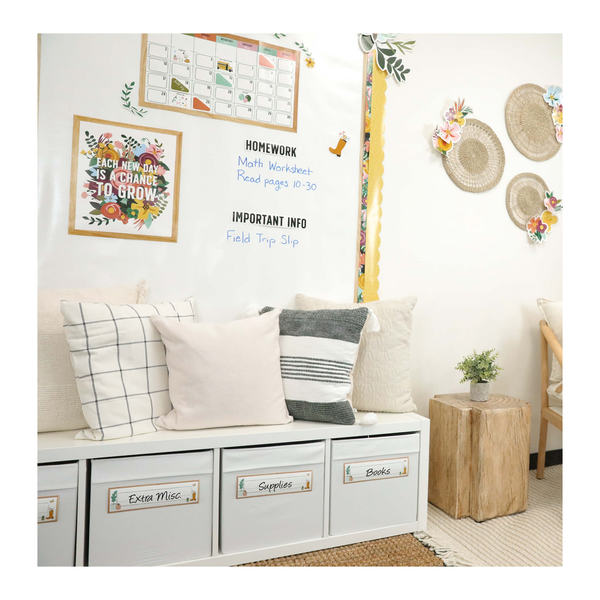 Grow Together Name Plates