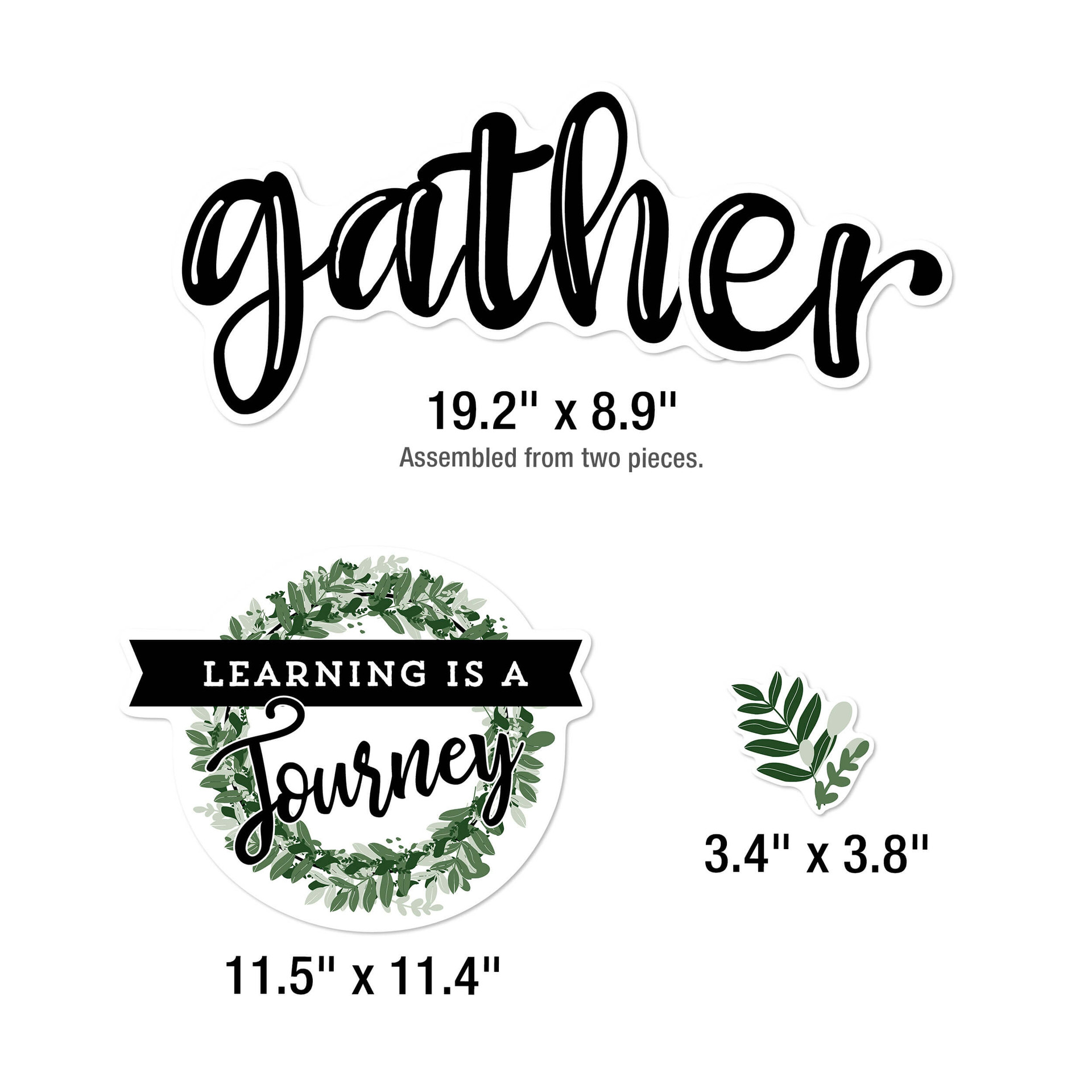 Farmhouse Motivational Signs Bulletin Board Set