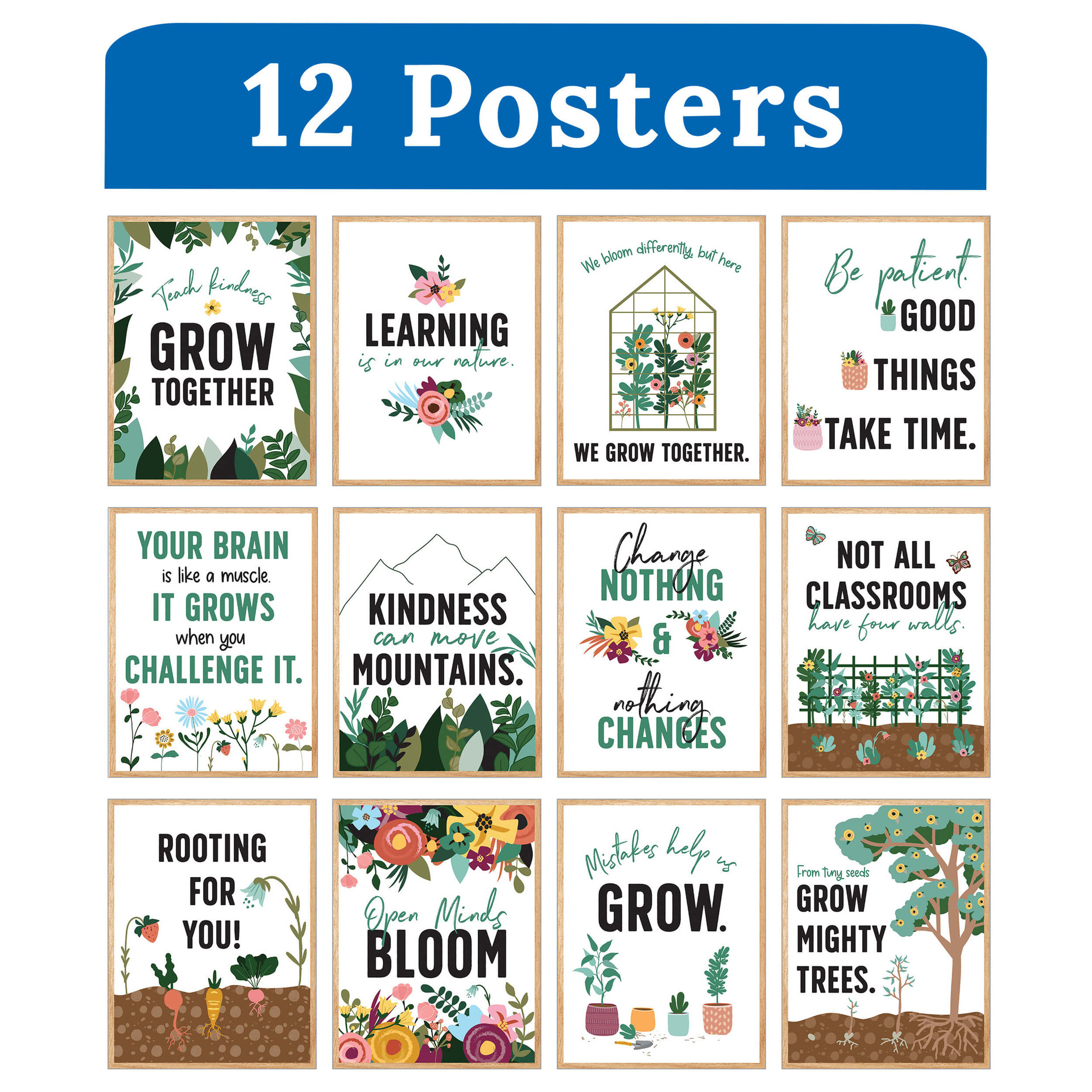 Mini Posters: Grow Together Poster Set