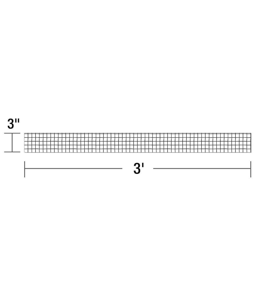 Black & White Grid Straight Bulletin Board Borders 36'