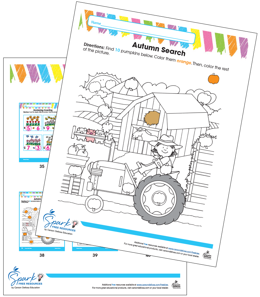Autumn Search Free Printable
