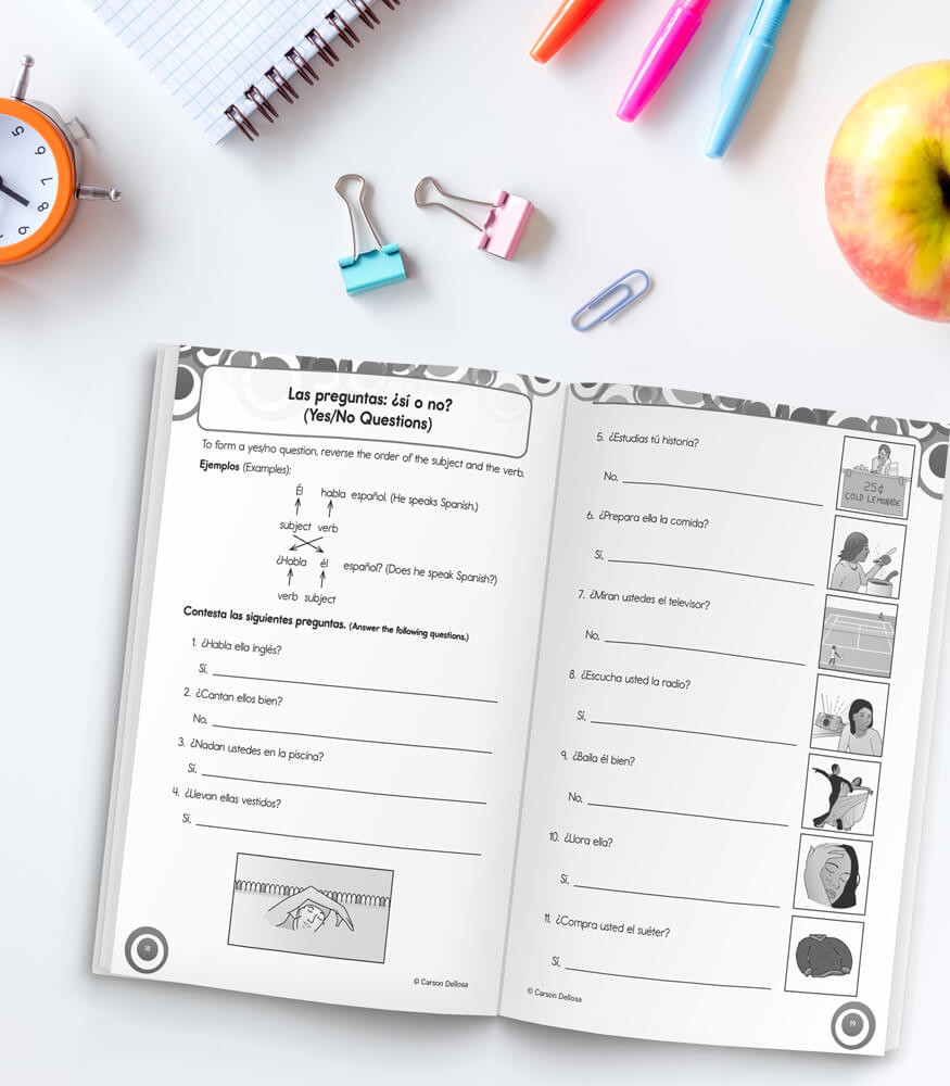 Skill Builders Spanish Grades 6-8 Workbook Bundle