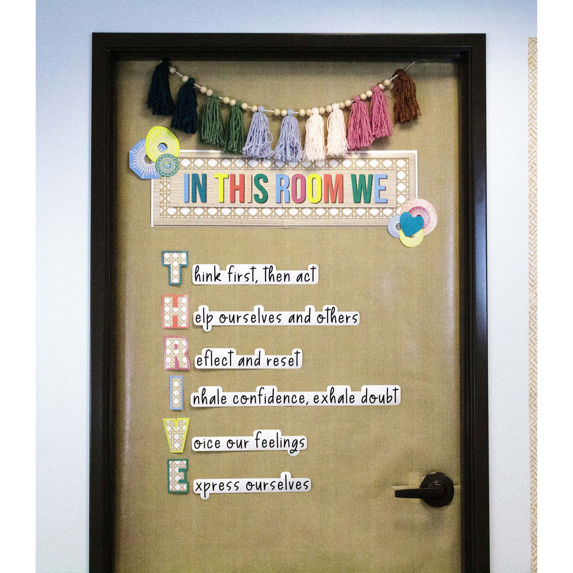 True to You In This Room We Thrive Bulletin Board Set