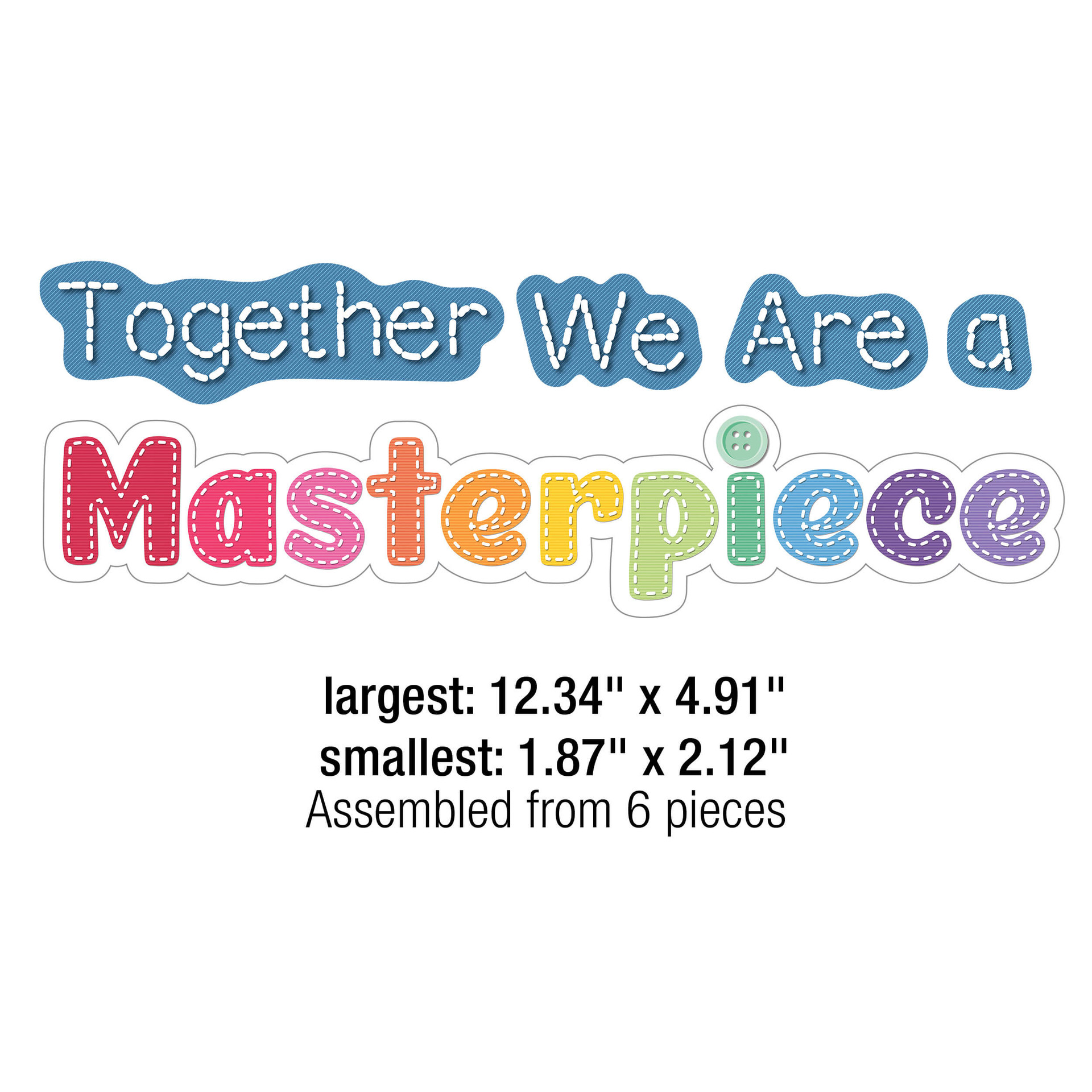 Together We Are a Masterpiece Bulletin Board Set