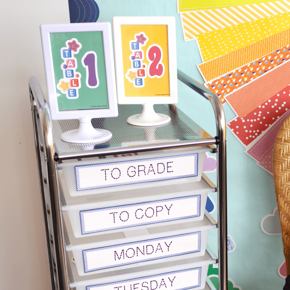 Crafty and Cool Free Drawer Cart Labels | Carson Dellosa