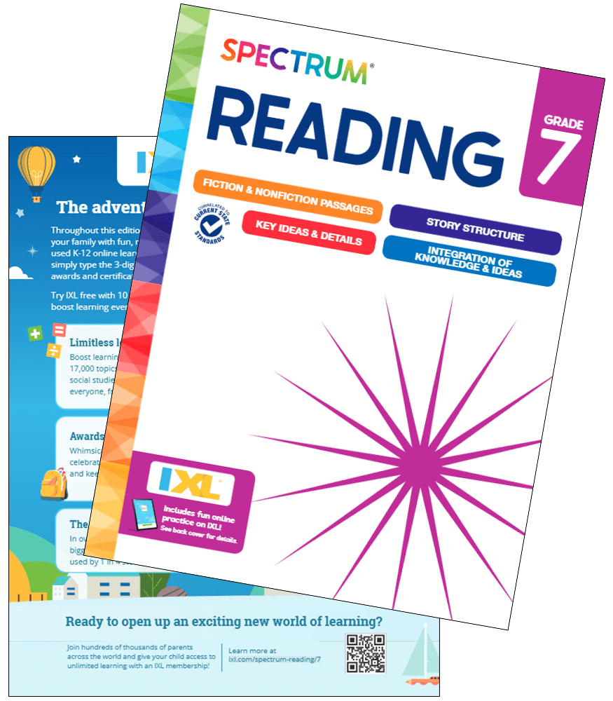 Spectrum Reading Grade 7 Free Sample | Carson Dellosa