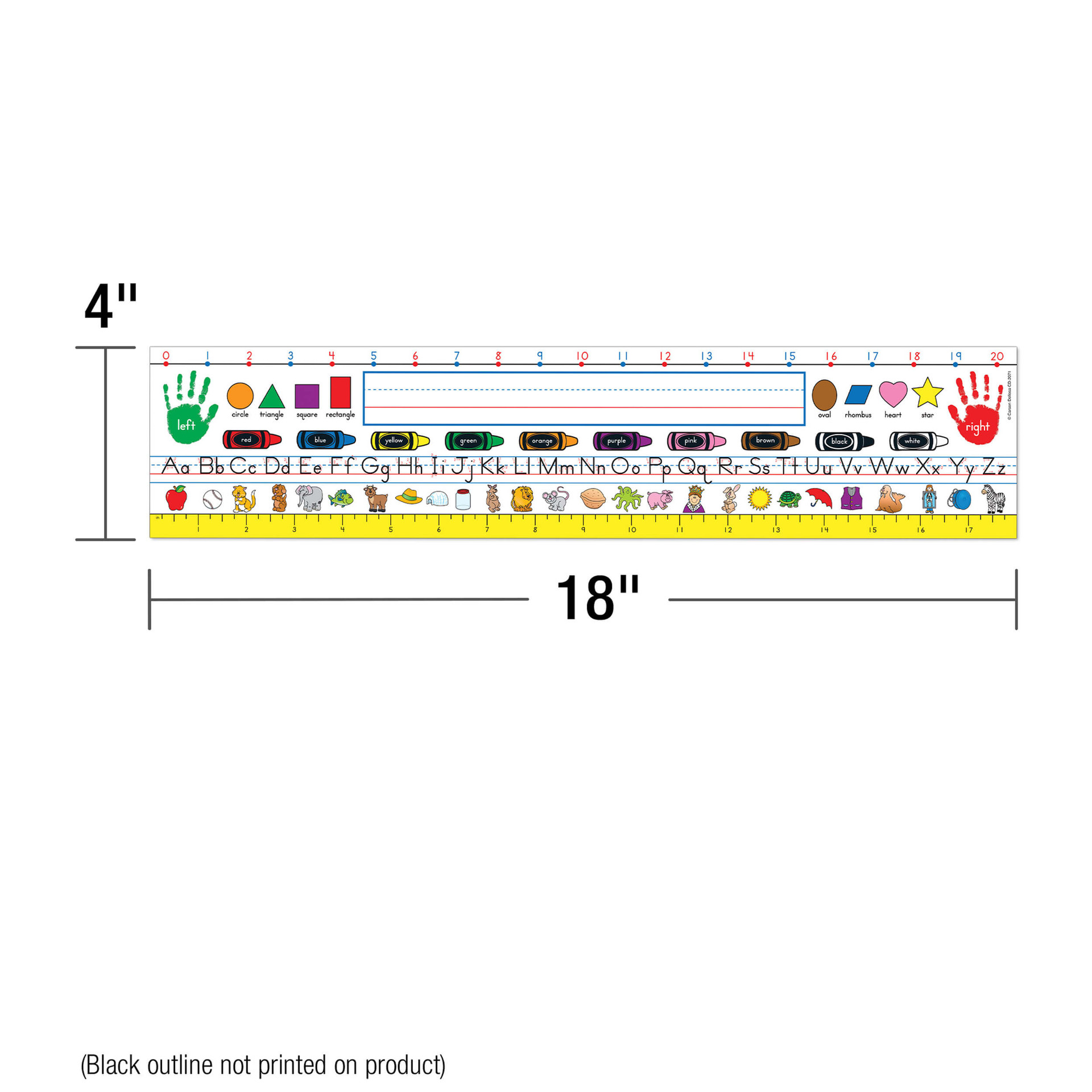 Grade K-3 Traditional Manuscript Name Plates