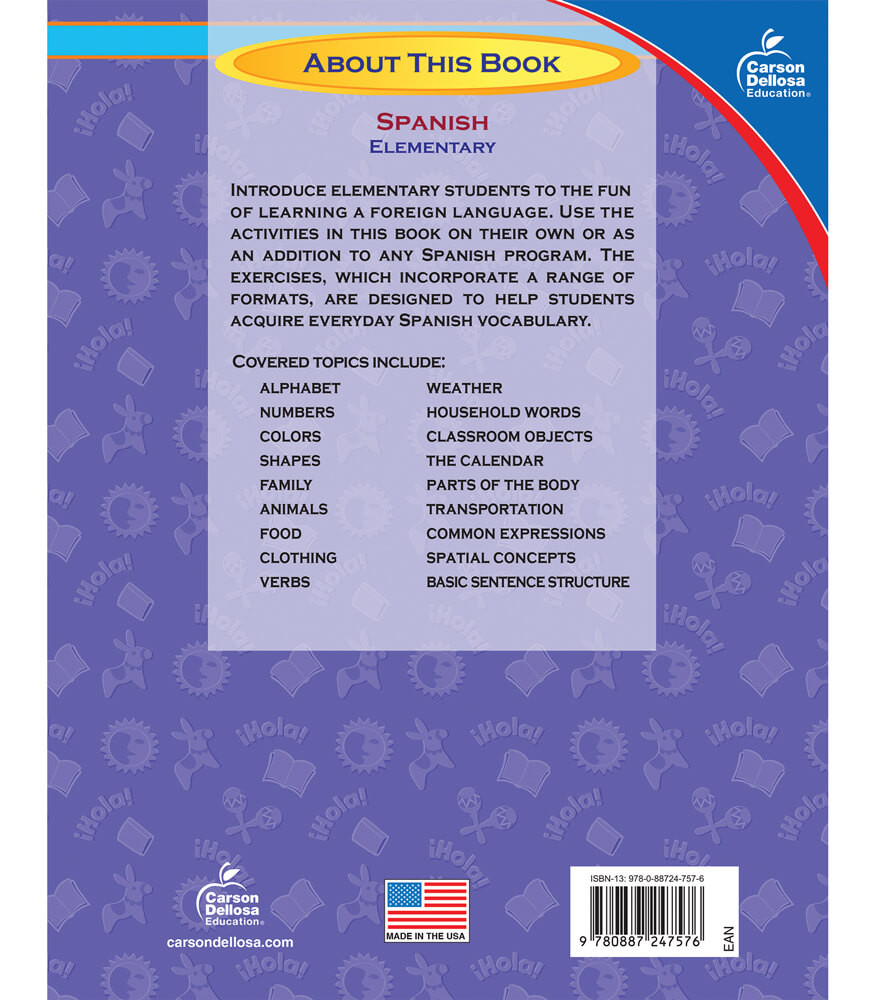 Grade K-5 Skills for Success Spanish Resource Book Paperback
