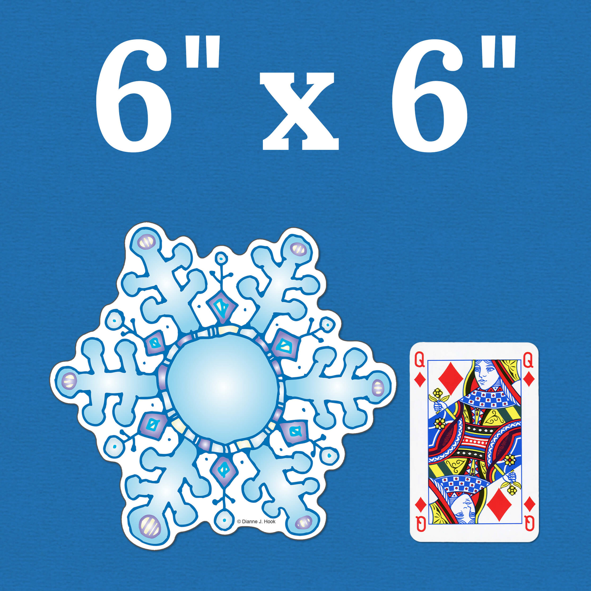 Grade PK-8 Snowflakes DJ Inkers Cut-Outs