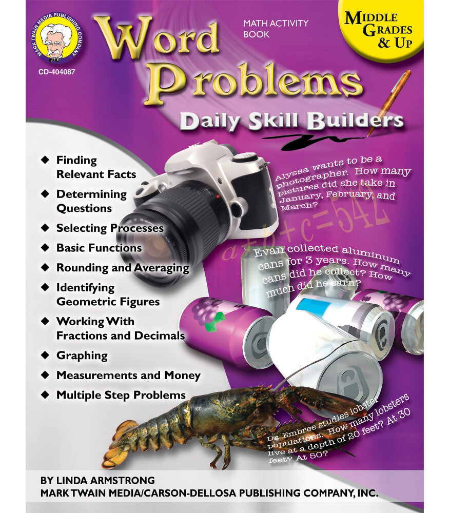 Word Problems Resource Book Grade 6-12 eBook