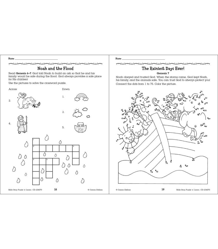Bible Story Puzzle ’n’ Learn! Activity Book Grade 1-2 eBook