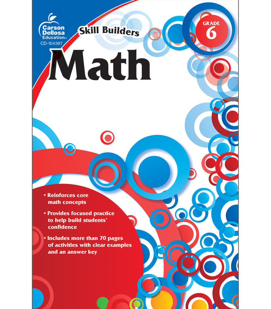 Skill Builders Math Workbook Grade 6 eBook