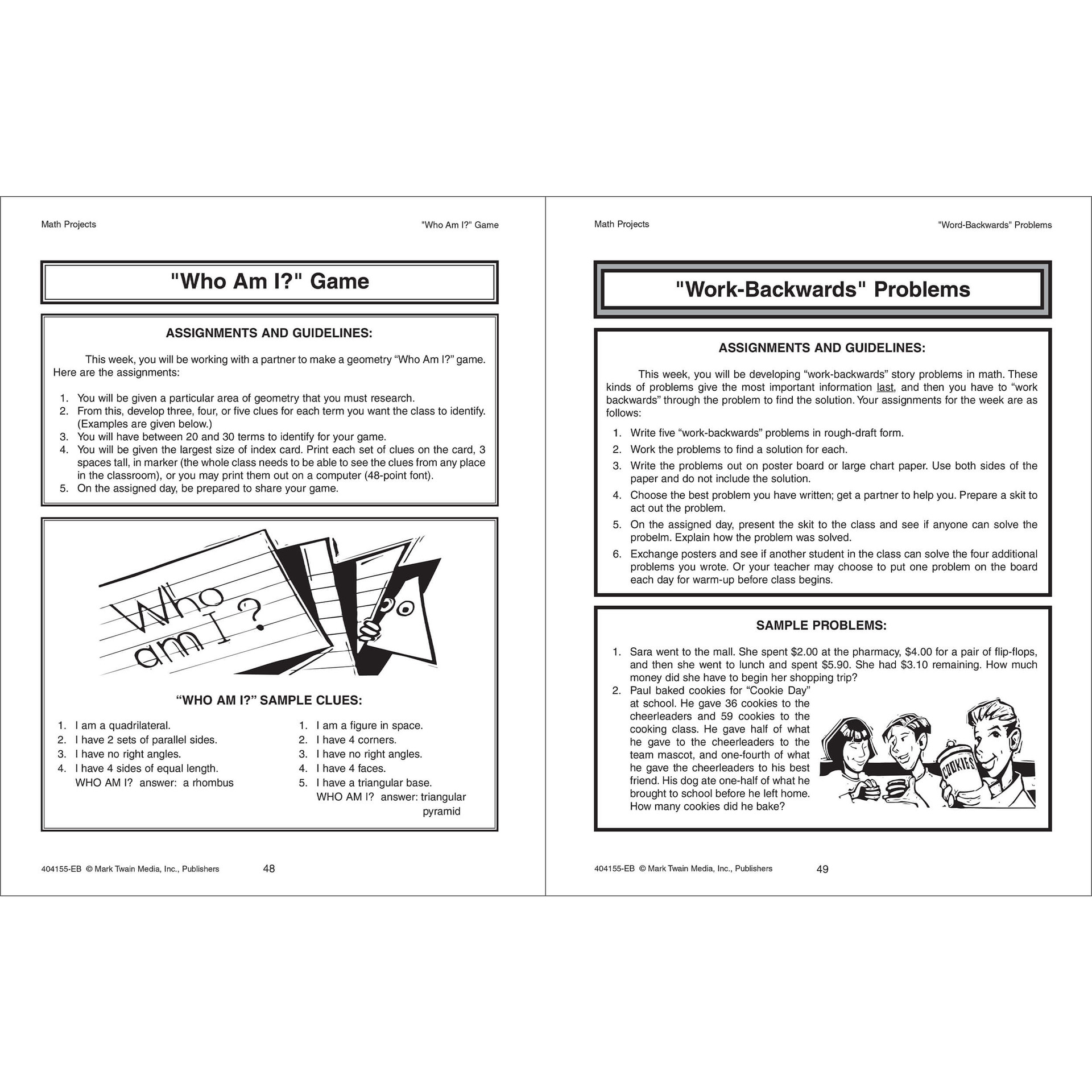 Grade 5-12 Math Projects Resource Book Paperback