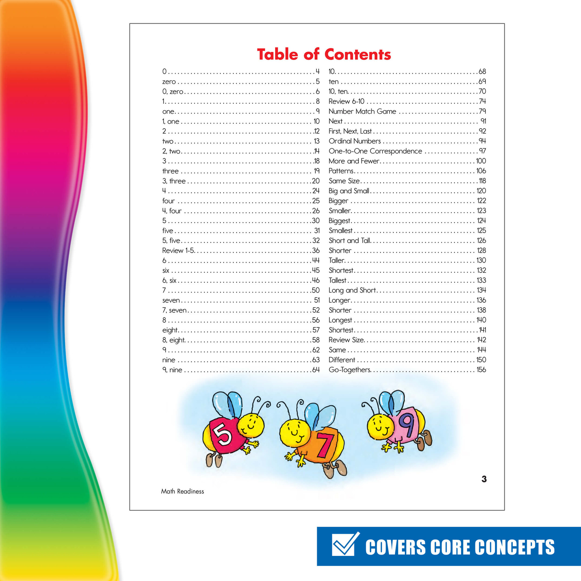 Grade PK-K Math Readiness Workbook Paperback