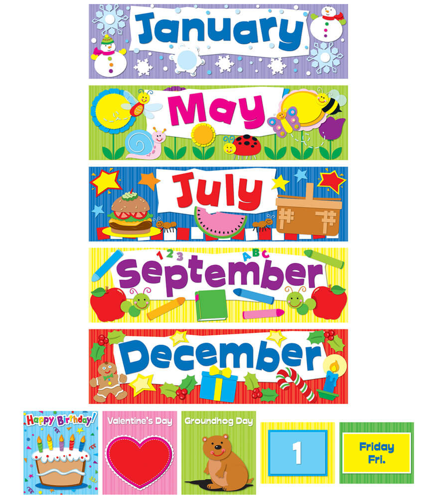 Deluxe Calendar Pocket Chart