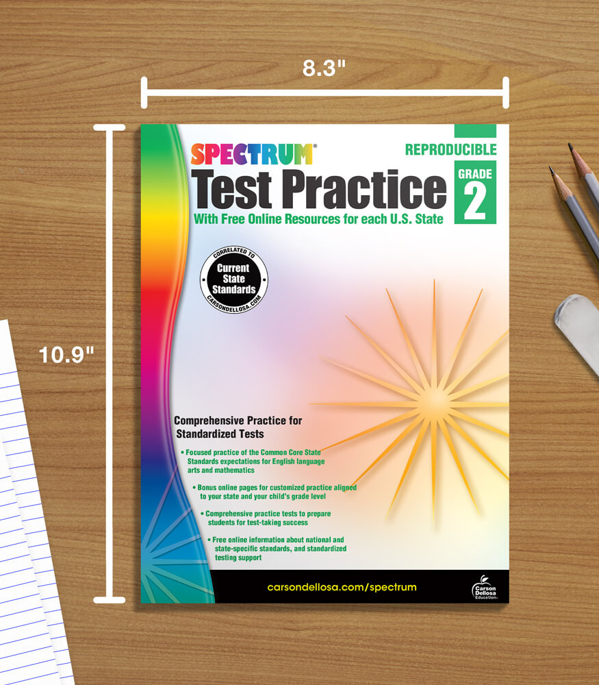 Grade 2 Spectrum Test Practice Workbook Paperback