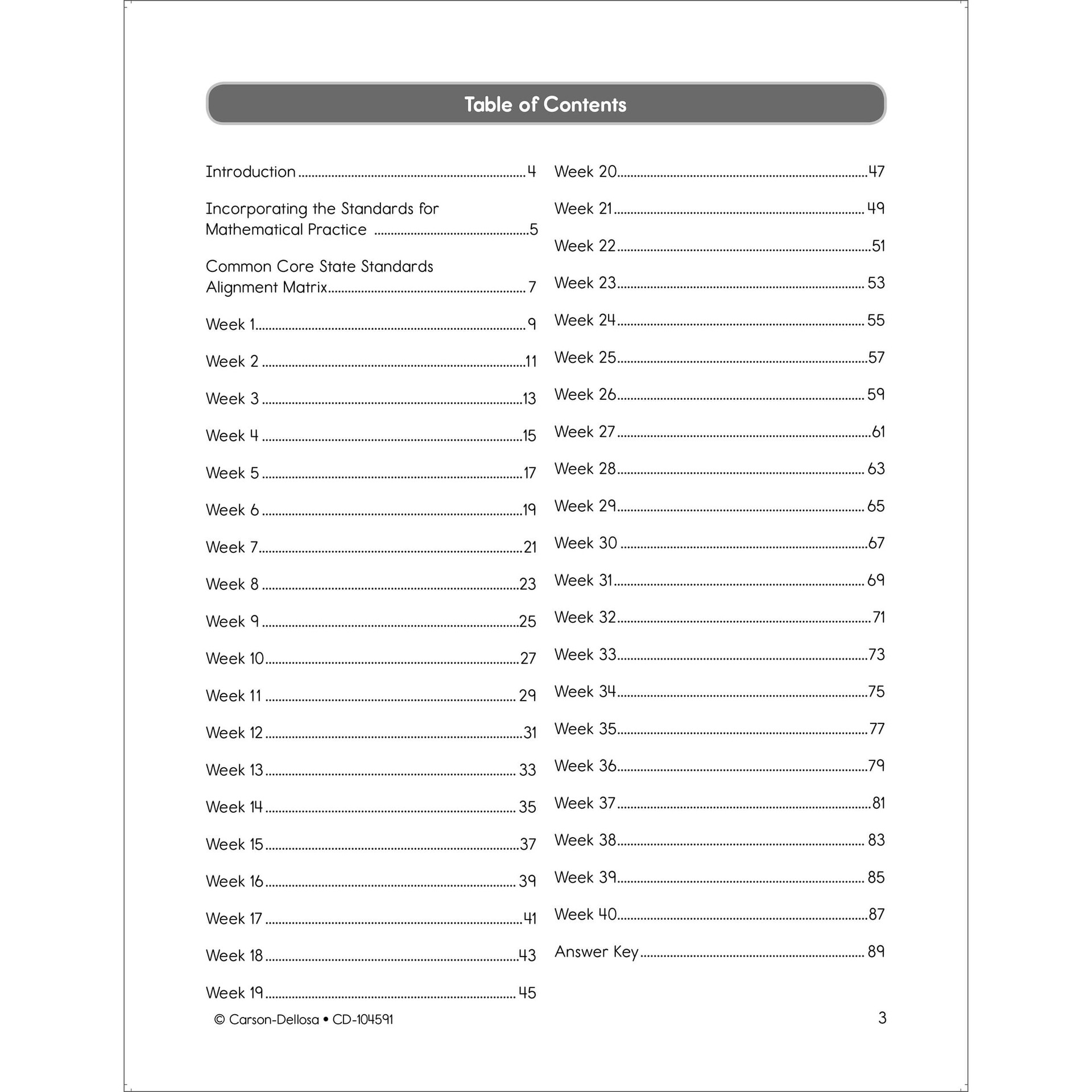 Grade 2 Common Core Math 4 Today Workbook Paperback