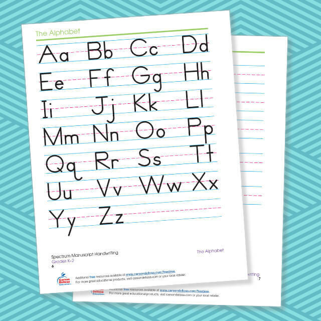 Free Printable Early Learning Worksheets | Carson Dellosa