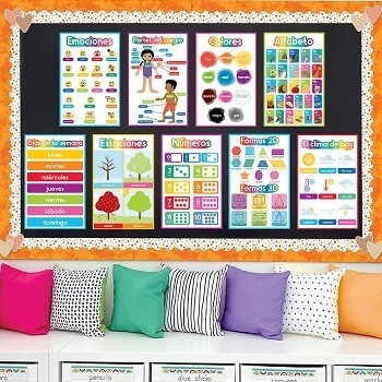 Spanish Teaching Supplies | Spanish Classroom Décor | Carson Dellosa