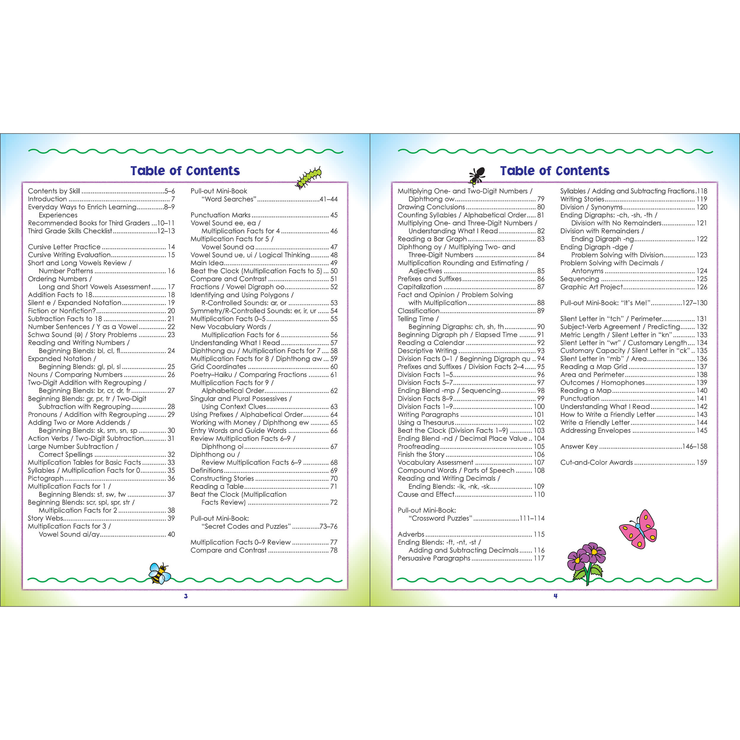 Grade 3 Mastering Basic Skills Third Grade Activity Book Paperback