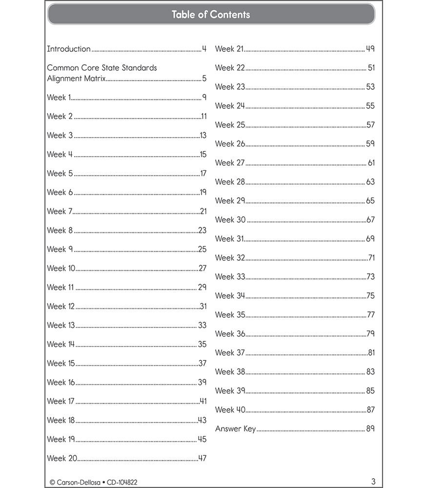 Common Core Fifth Grade 4 Today Workbook Grade 5 eBook