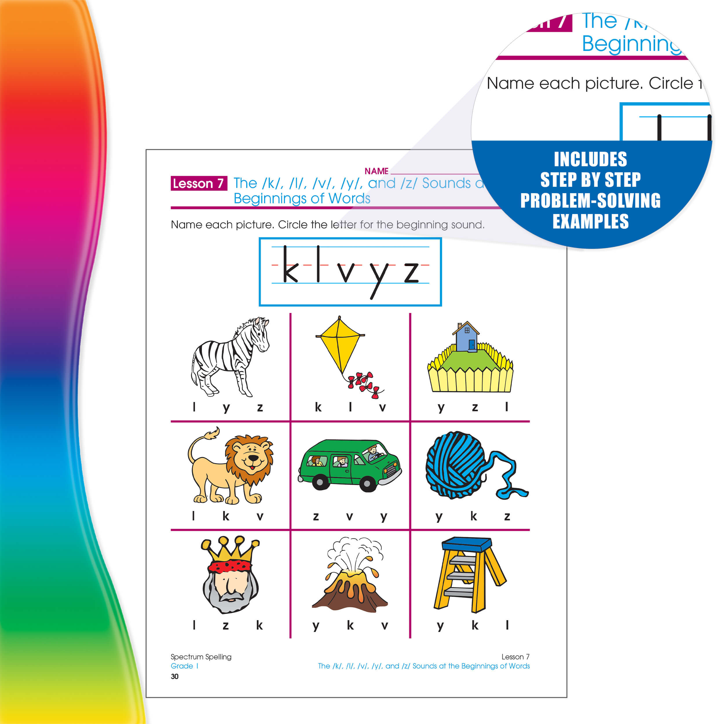 Grade 1 Spectrum Spelling Workbook eBook (PDF)