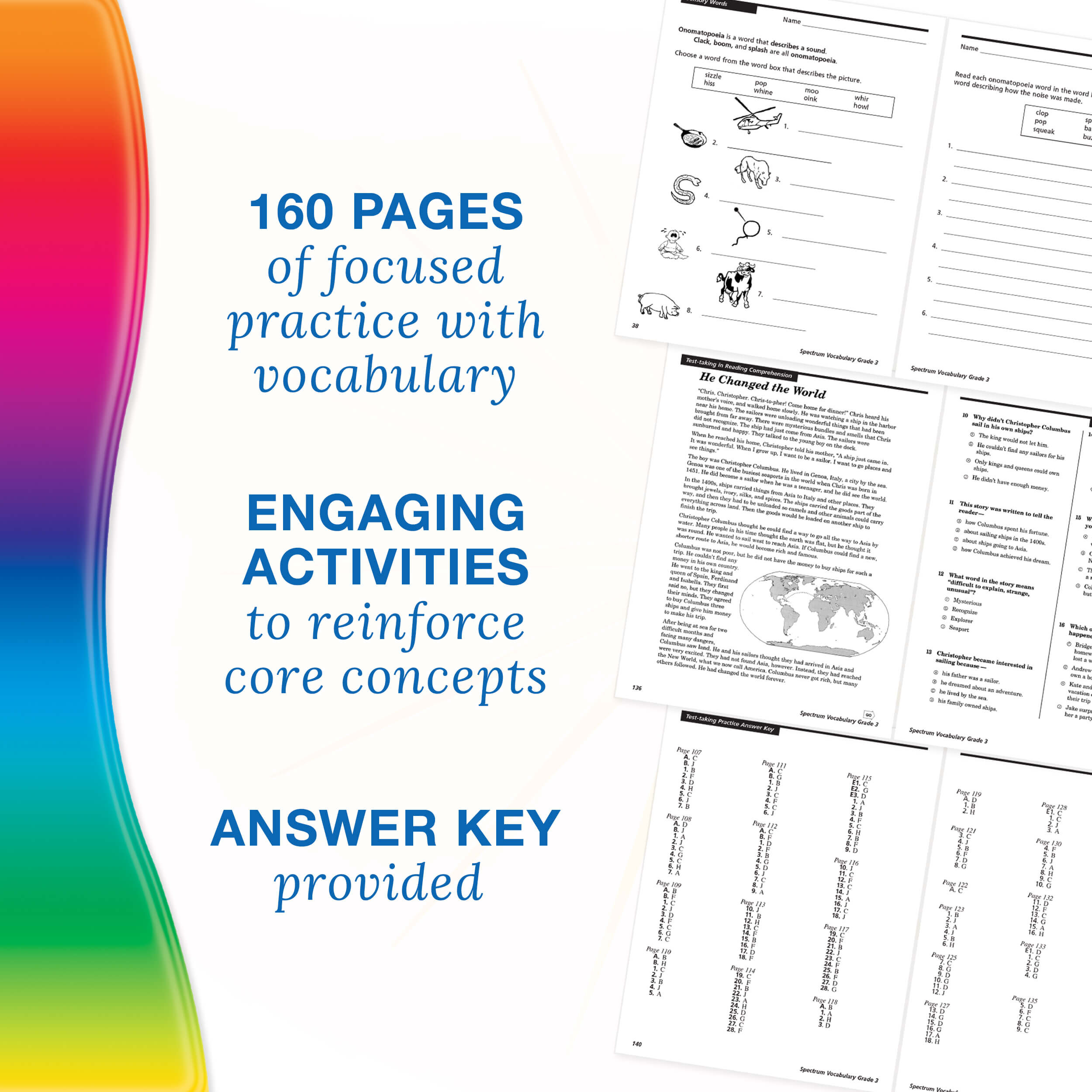 Grade 3 Spectrum Vocabulary Workbook eBook (PDF)