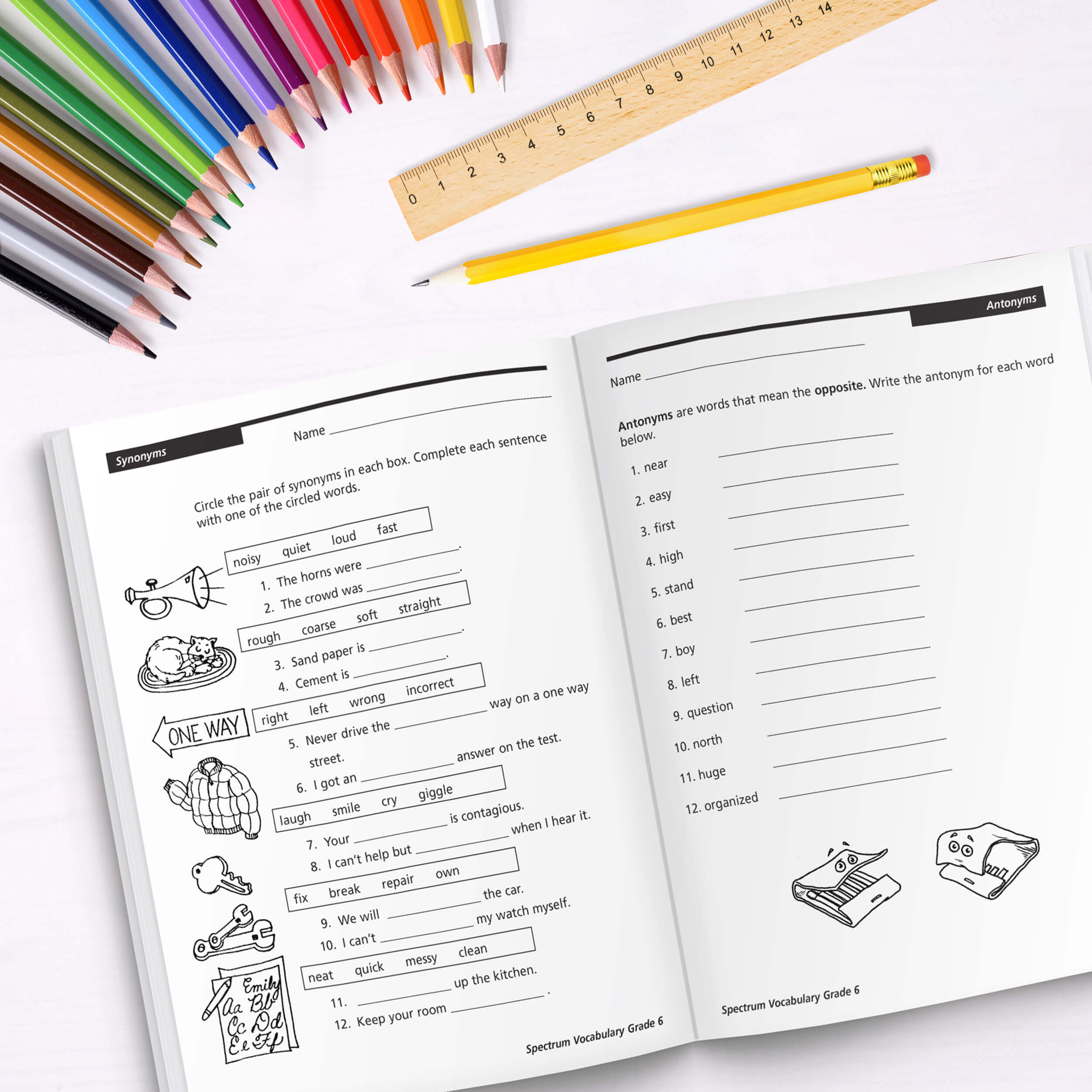 Grade 6 Spectrum Vocabulary Workbook eBook (PDF)
