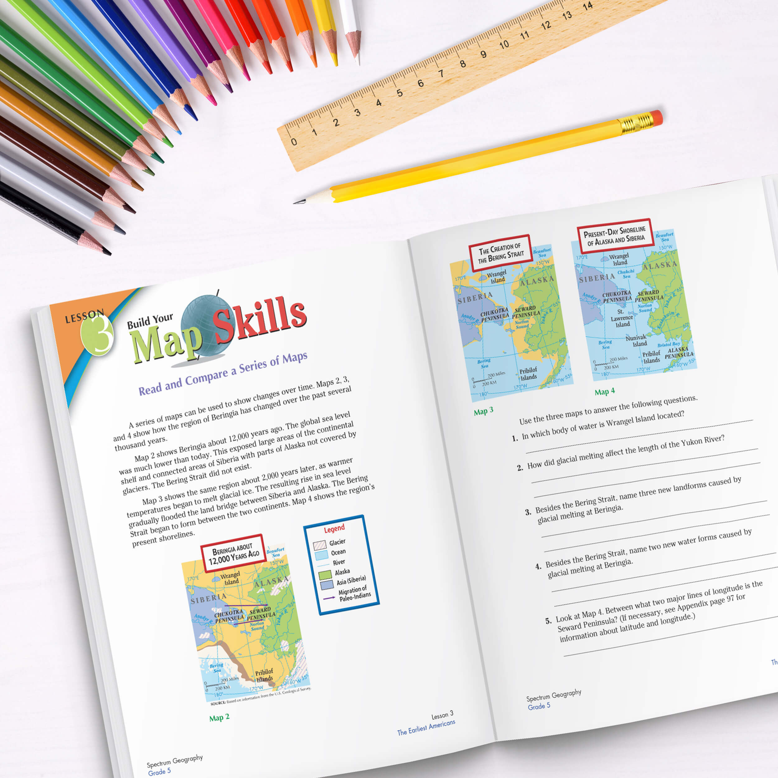 Grade 5 Spectrum Geography Workbook eBook (PDF)