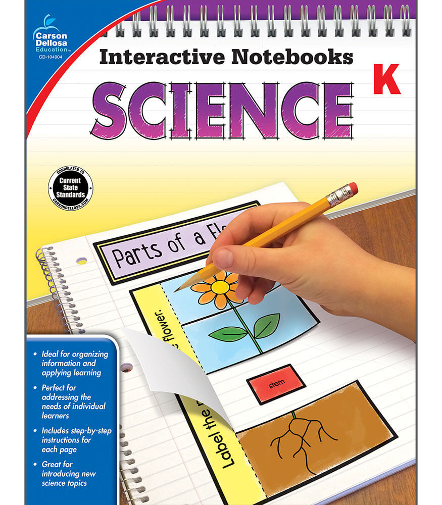 Grade K Interactive Notebooks: Science Resource Book eBook (PDF)