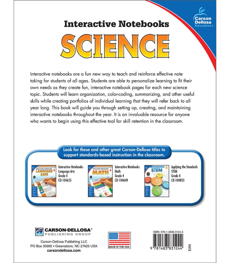 Grade 4 Interactive Notebooks: Science Resource Book eBook