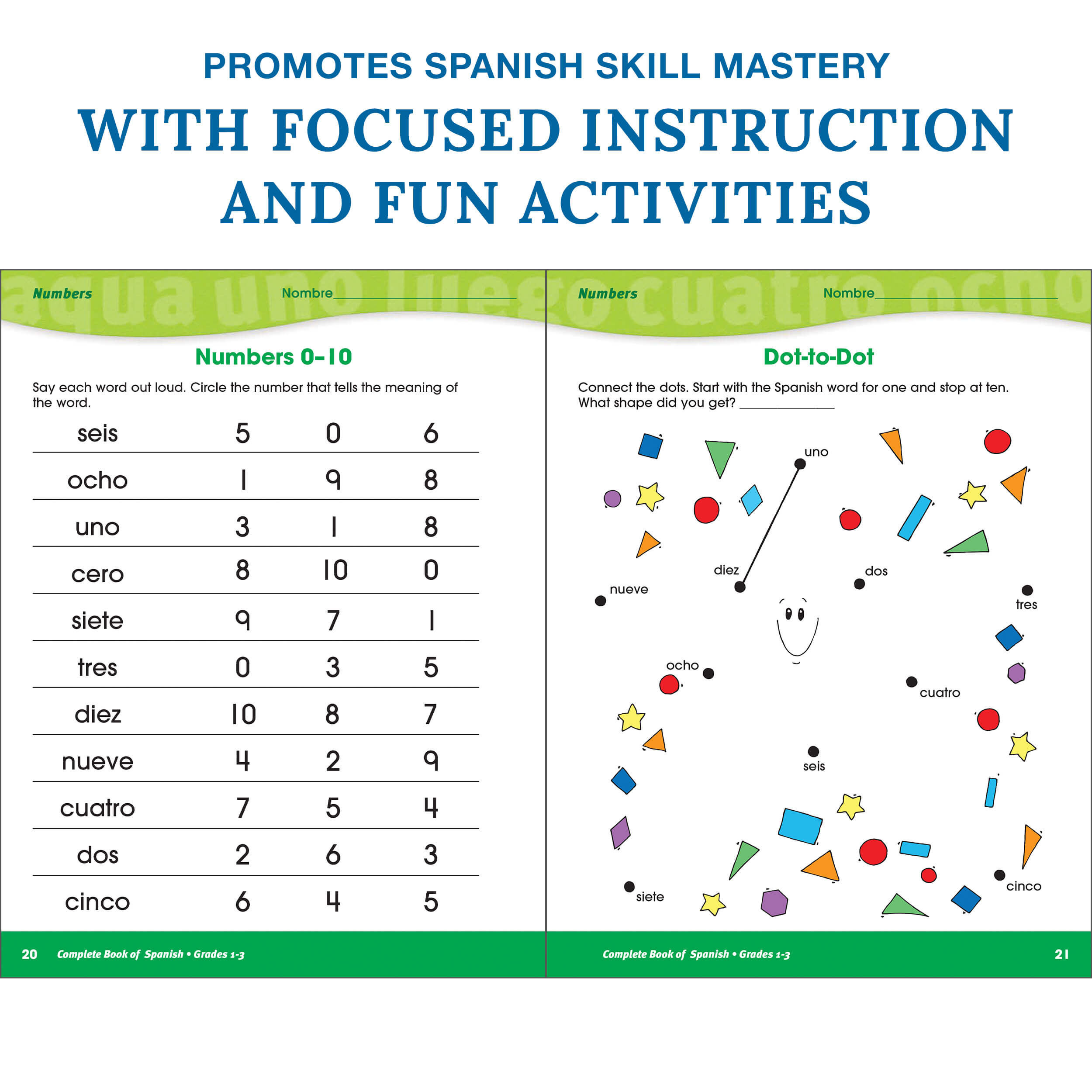 Grade 1-3 The Complete Book of Spanish Workbook eBook (PDF)